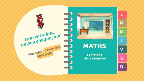 Cahier d'exercices interactifs en mathématiques | Genially