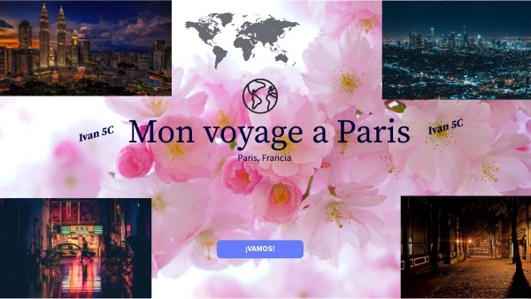 Mon voyage a paris Ivan 5c