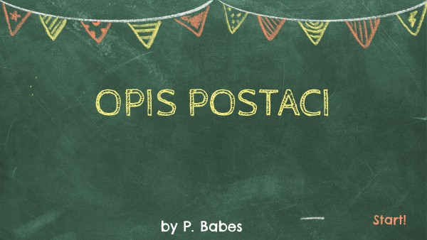 Opis postaci | Genially