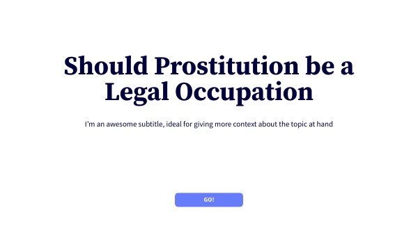PROSTITUTION | Genially