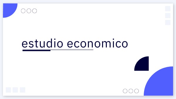 estudio economico