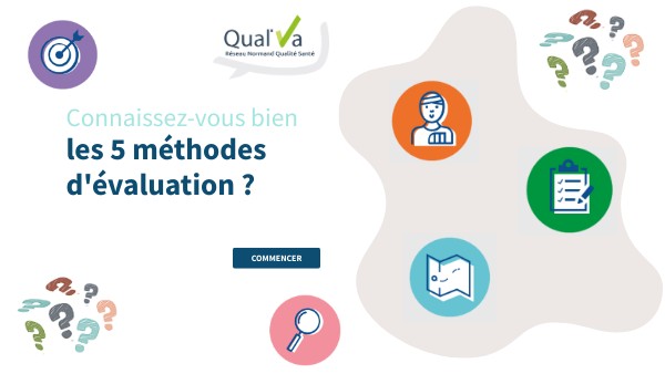Quiz 5 méthodes d'évaluation de la HAS | Genially