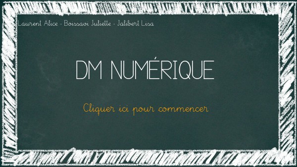 DM NUMÉRIQUE | Genially