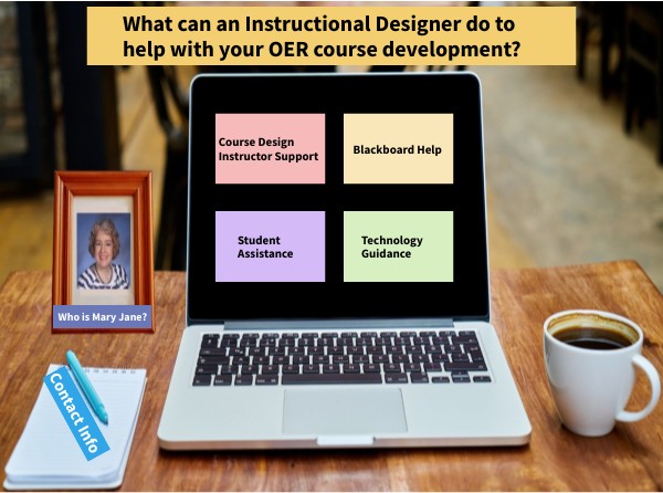 What can an Instructional Designer do to help with your OER course dev | Genially