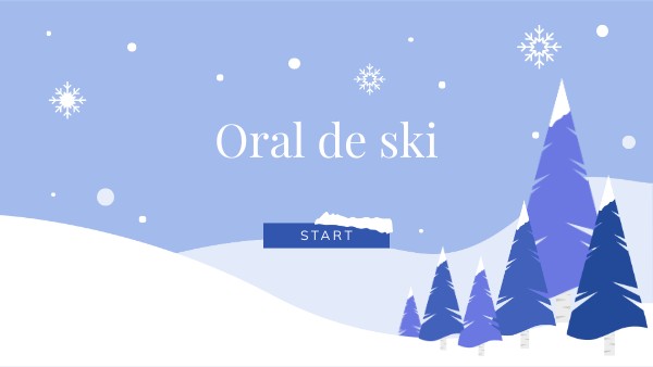 oral de ski maëlle
