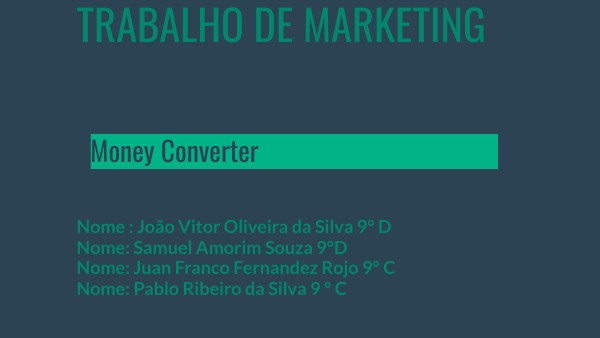 Money Converter | Genially