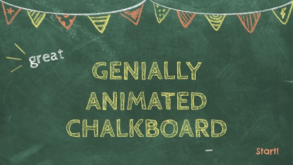 ANIMATED CHALKBOARD PRESENTATION | Genially