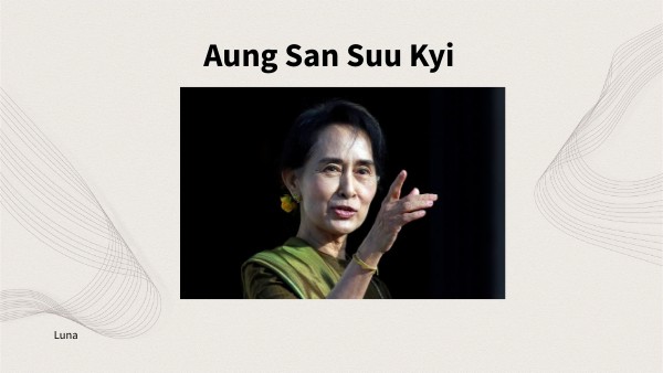 Aung San Suu Kyi | Genially
