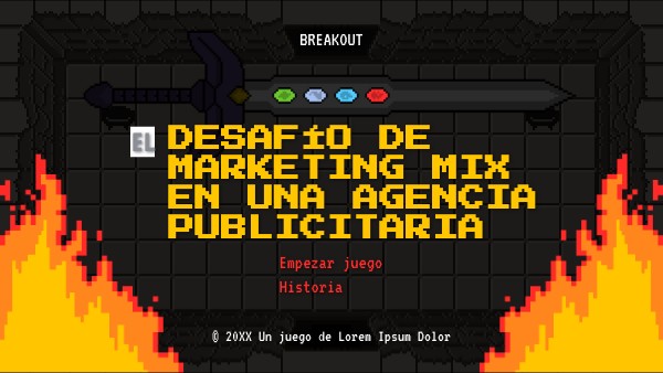 BREAKOUT MARKETING MIX | Genially