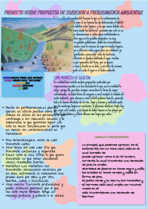 proyecto verde, propuesta de solucion a problematica ambiental | Genially