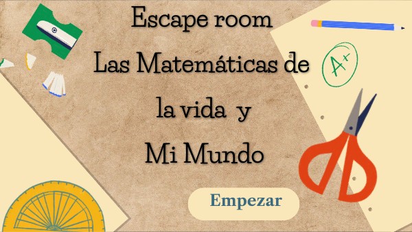 ESCAPE ROOM APRENDE Y DESCUBRE