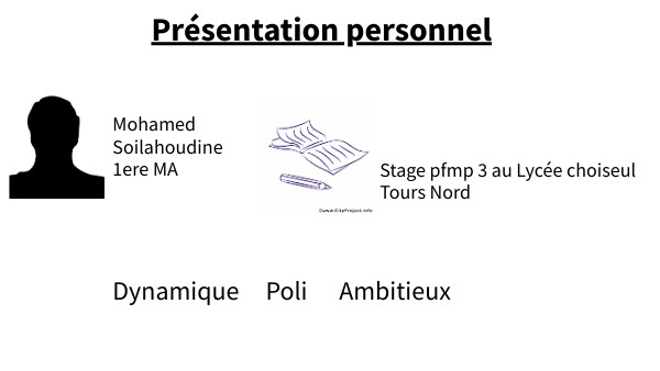 Pfmp 3 Oral de présentation | Genially