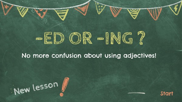 -ed / -ing adjectives | Genially