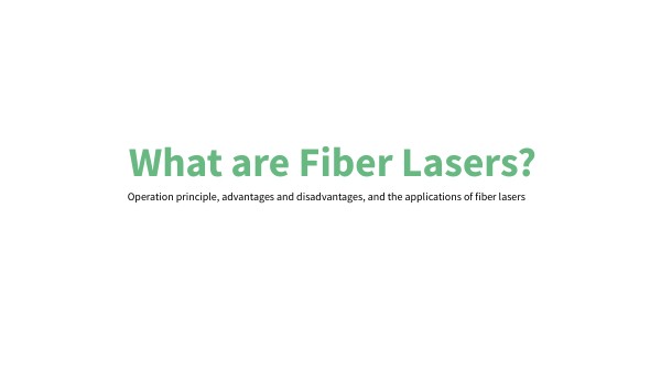 Fiber Lasers | Genially