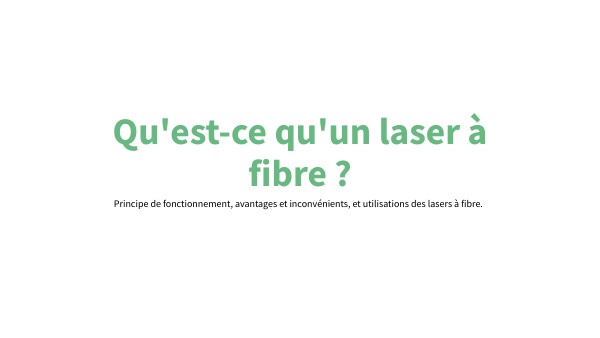 FR - Fiber Lasers