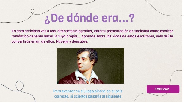 ¿De dónde era...? | Genially