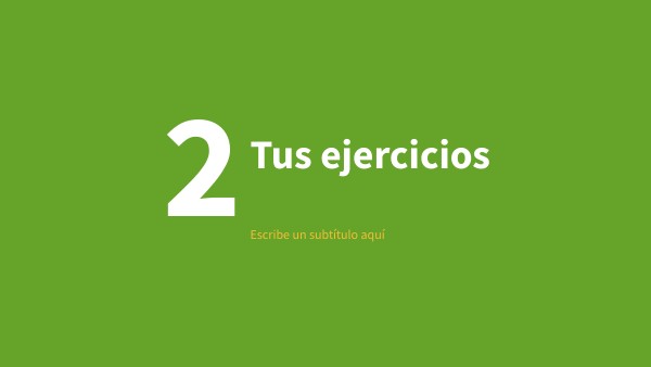 Guía de ejercicios | Genially