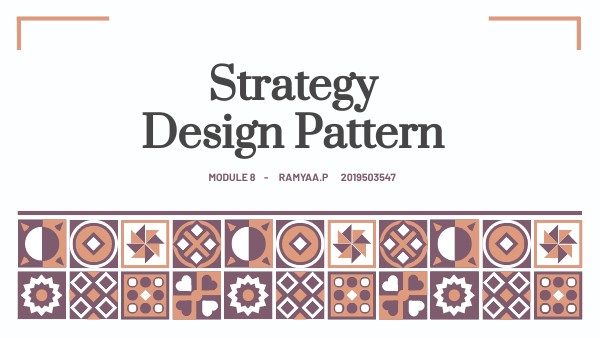 Strategy - Design Pattern 3547