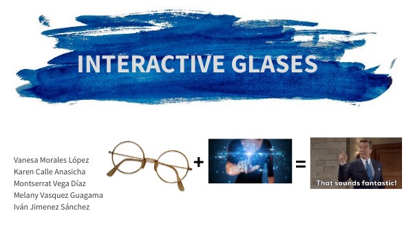Interactive hologram glasses | Genially