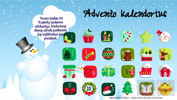 Advento kalendorius | Genially