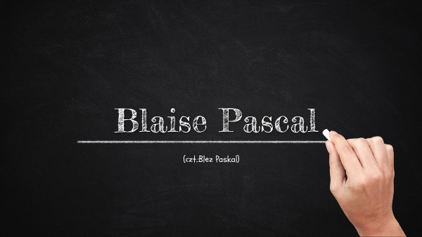 Blais Pascal | Genially