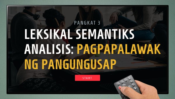 TELEVISION PRESENTATION