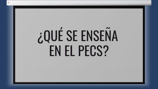 Qué enseña el PECS