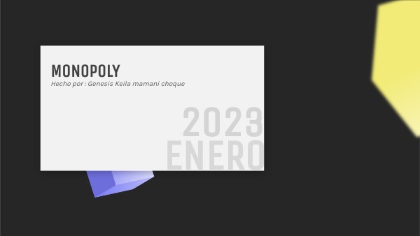 MONOPOLY | Genially