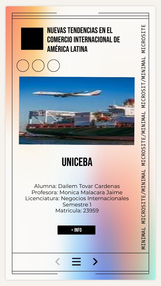 MICROSITE MINIMALISTA VERTICAL