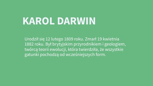 Karol Darwin | Genially