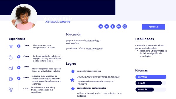 CV GENIAL | Genially