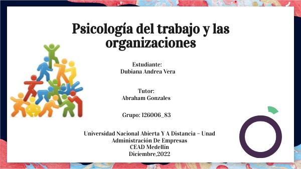 Psicologia del Trabajo y las organizaciones | Genially