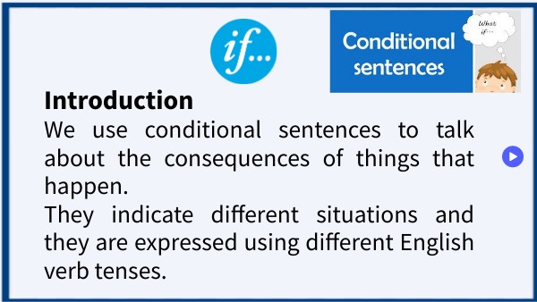Conditional Sentences