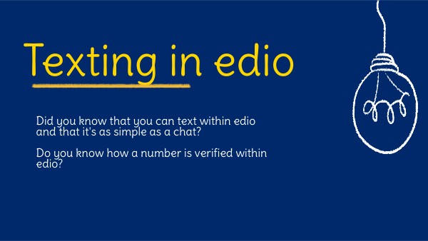 Teacher: Texting in edio