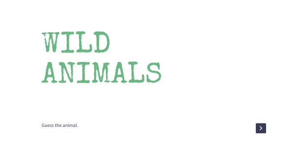 Wild animals | Genially