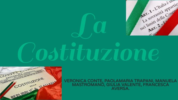 costituzione | Genially