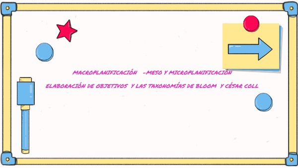 macroplanificación _TAXONOMÍA DE BLOOM Y CÉSAR COLL | Genially
