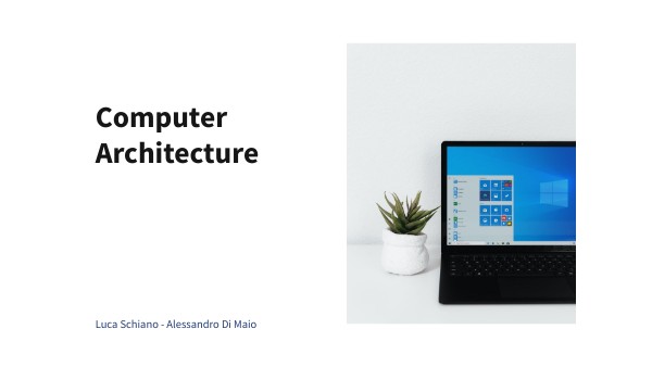 Computer Architecture | Genially