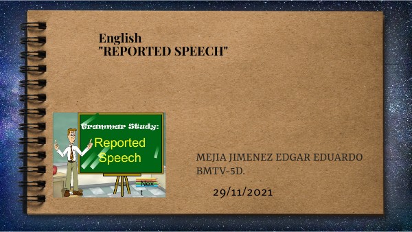reported speech | Genially