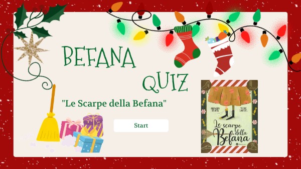 Quiz "Le scarpe della Befana"