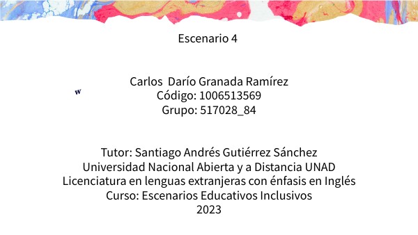 Escenario 4_Carlos | Genially