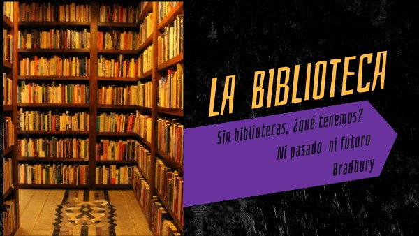Bibliotecas | Genially