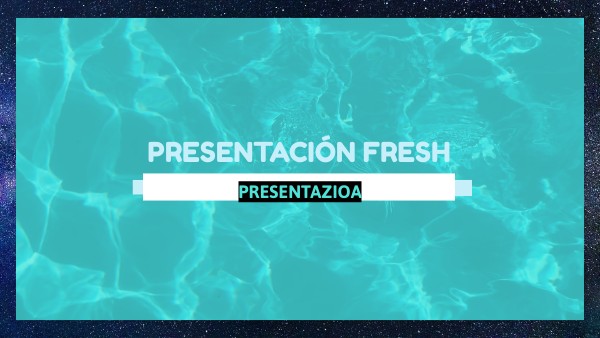 PRESENTACIÓN FRESH | Genially