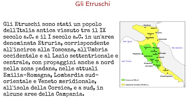 gli etruschi