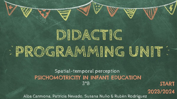 DIDACTIC PROGRAM UNIT | Genially