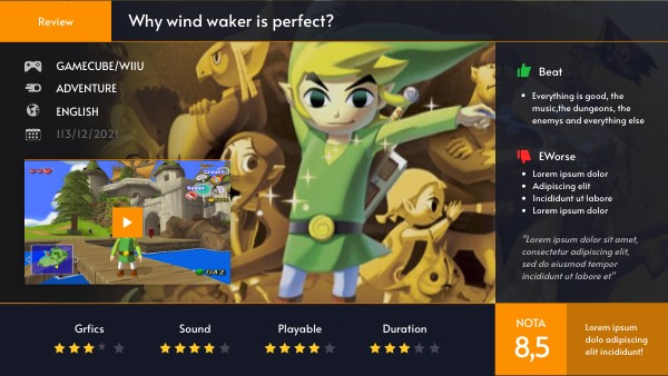 Why wind waker is perfect?