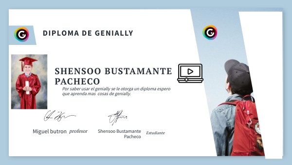 CERTIFICADO DIAGONAL | Genially
