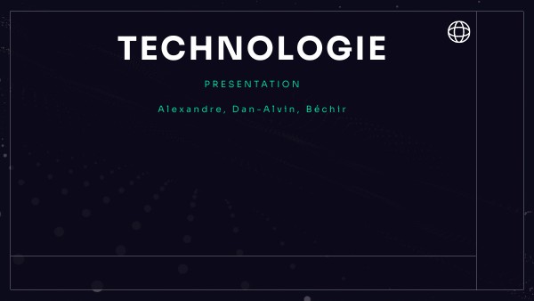 Présentation technologie numérique | Genially