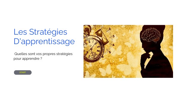 Les stratégies d'apprentissage | Genially