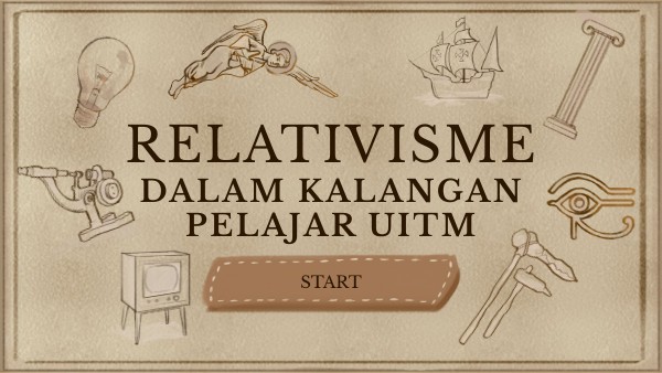 RELATIVISME DALAM KALANGANN PELAJAR | Genially